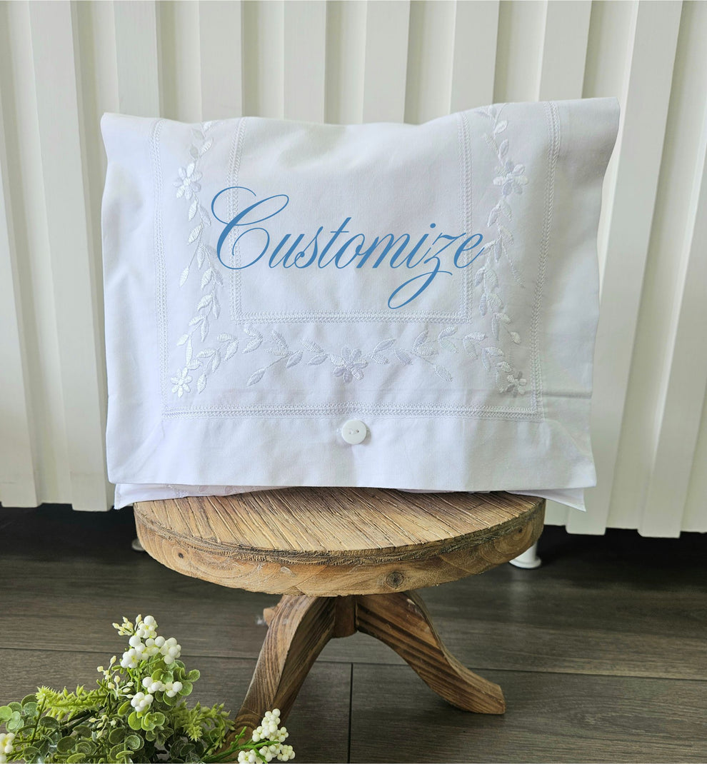Embroidered Garden Envelope | LDS Temple Accessories – Dressed in White