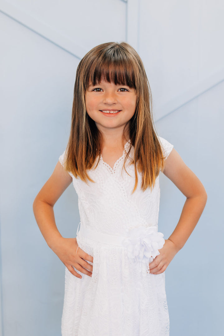 Girls White Dresses for LDS Baptism, First Communion, Christening ...