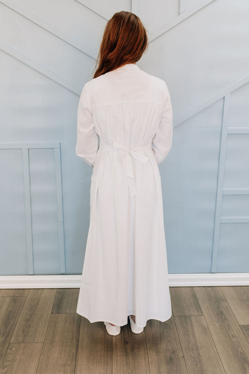 White Circle LDS Temple Dress – Dressed in White
