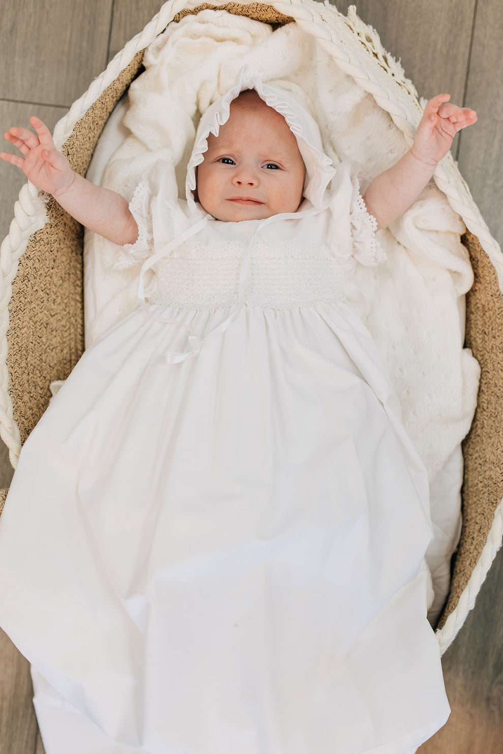 Marie Baby Gown | LDS Baby Blessing – Dressed in White