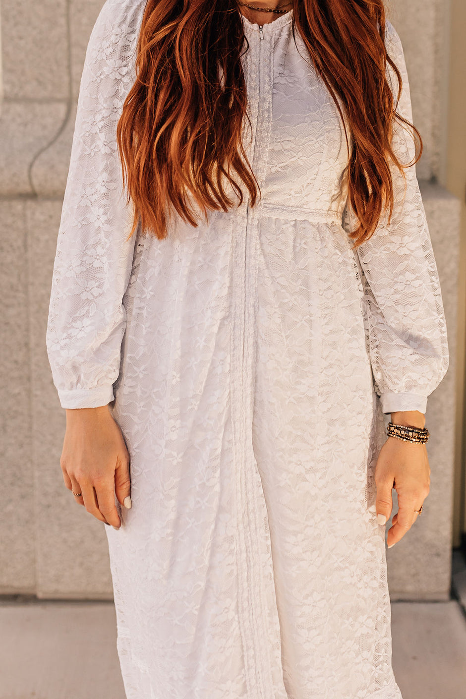 White Elegant Womens Temple Dresses & Baptism Gowns | Dressed in White