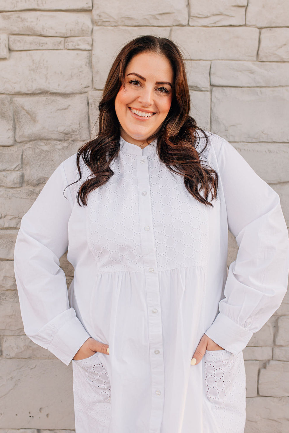 White Circle LDS Temple Dress – Dressed in White