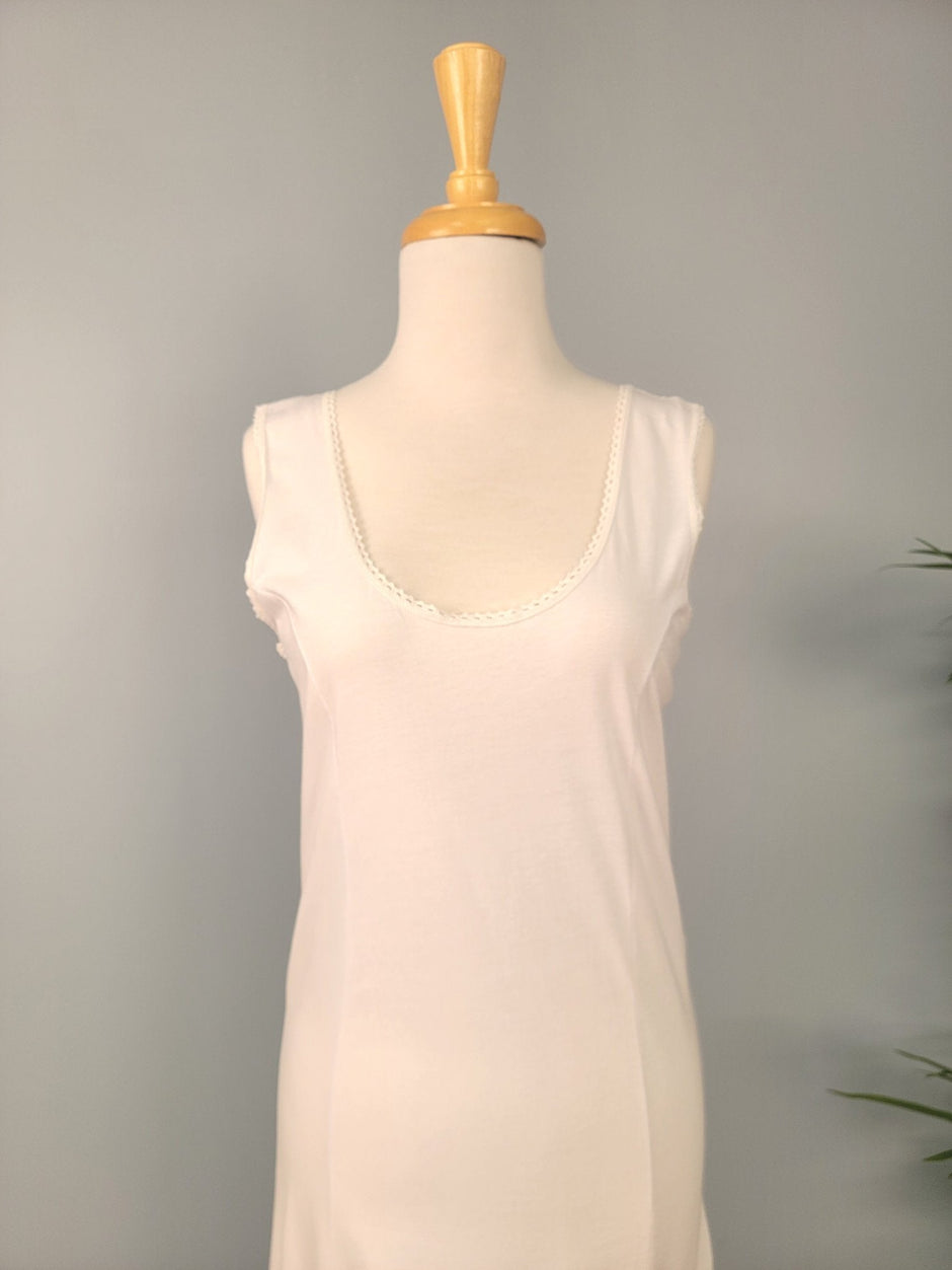 White Slips & White Cotton Slips for Under Dresses – Dressed in White