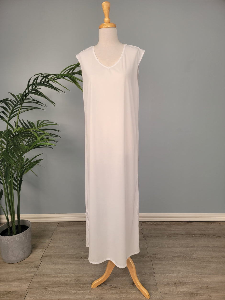 White Slips & White Cotton Slips for Under Dresses – Dressed in White