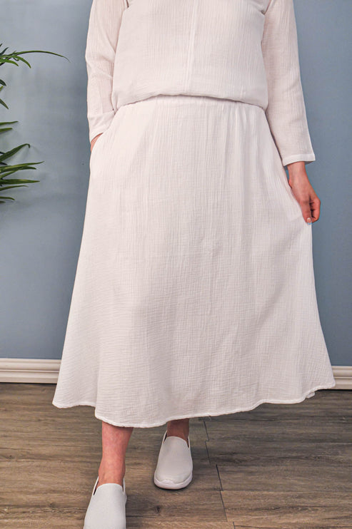 Cotton Skirt – Dressed in White